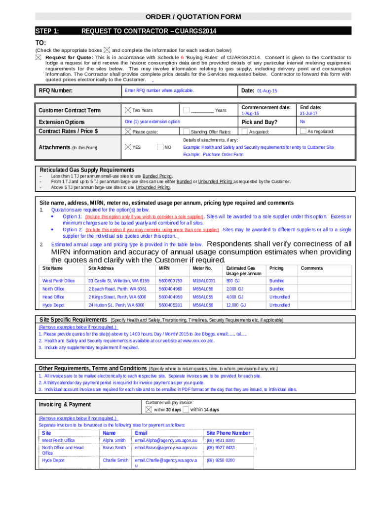 Request - ICT, CUA, group buy and/or panel arrangement - goods and ...