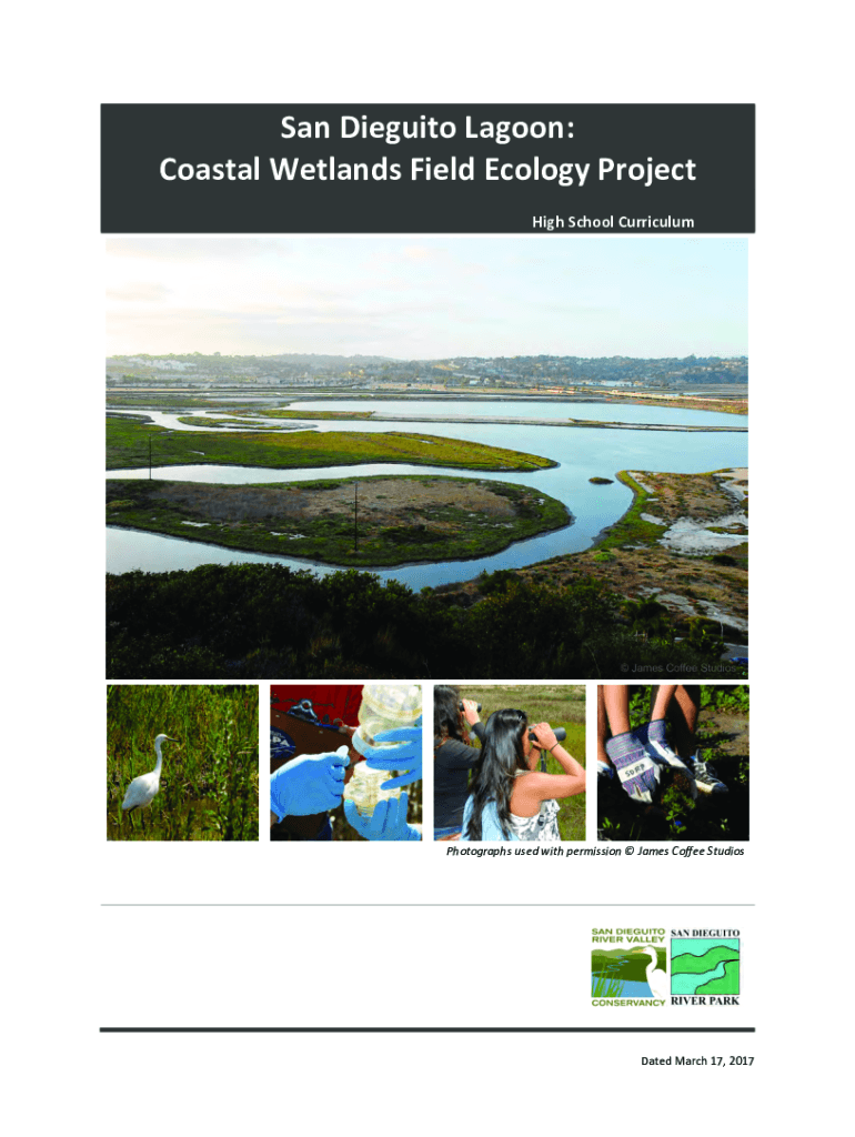 Fillable Online San Dieguito Lagoon: Coastal Wetlands Field Ecology ...