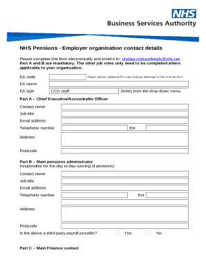 NHSBSA Letterhead template - NHS Business Doc Template | pdfFiller