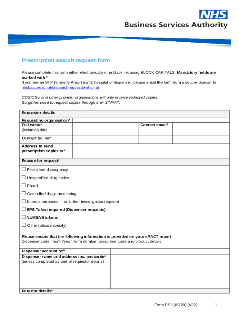 Search request - ATs hospitals and dispensers V27 Doc Template | pdfFiller
