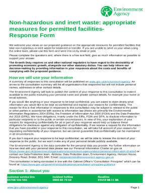 Non-hazardous and inert waste: appropriate measures for permitted ...