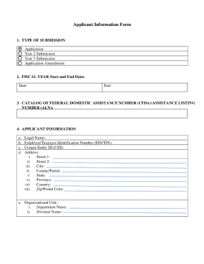 Fillable Online Applicant Information Form Fax Email Print - pdfFiller