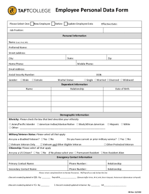 Fillable Online Free Employee Database Excel Template (HR Spreadsheets ...