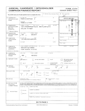 Fillable Online www2.traviscountytx.govfinance8718JUDICIAL CANDIDATE I ...
