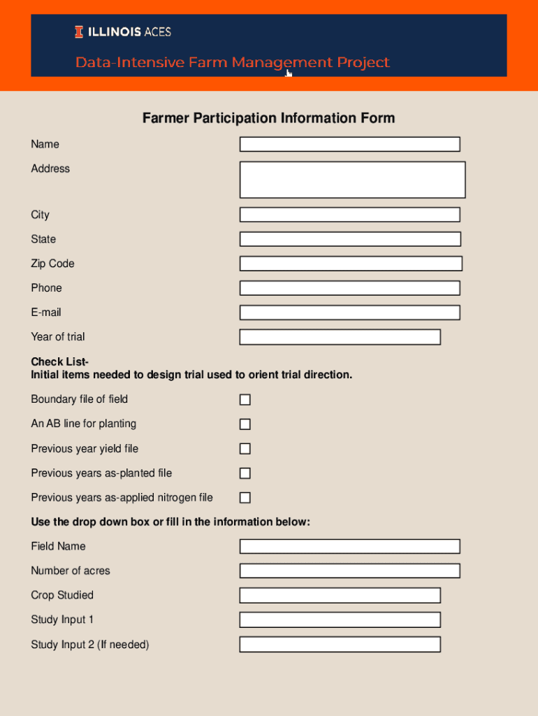 Fillable Online www.sampleforms.comfarmer-registration-formFREE 7 ...