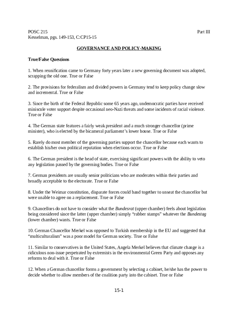 POSC 215Part III Doc Template | pdfFiller