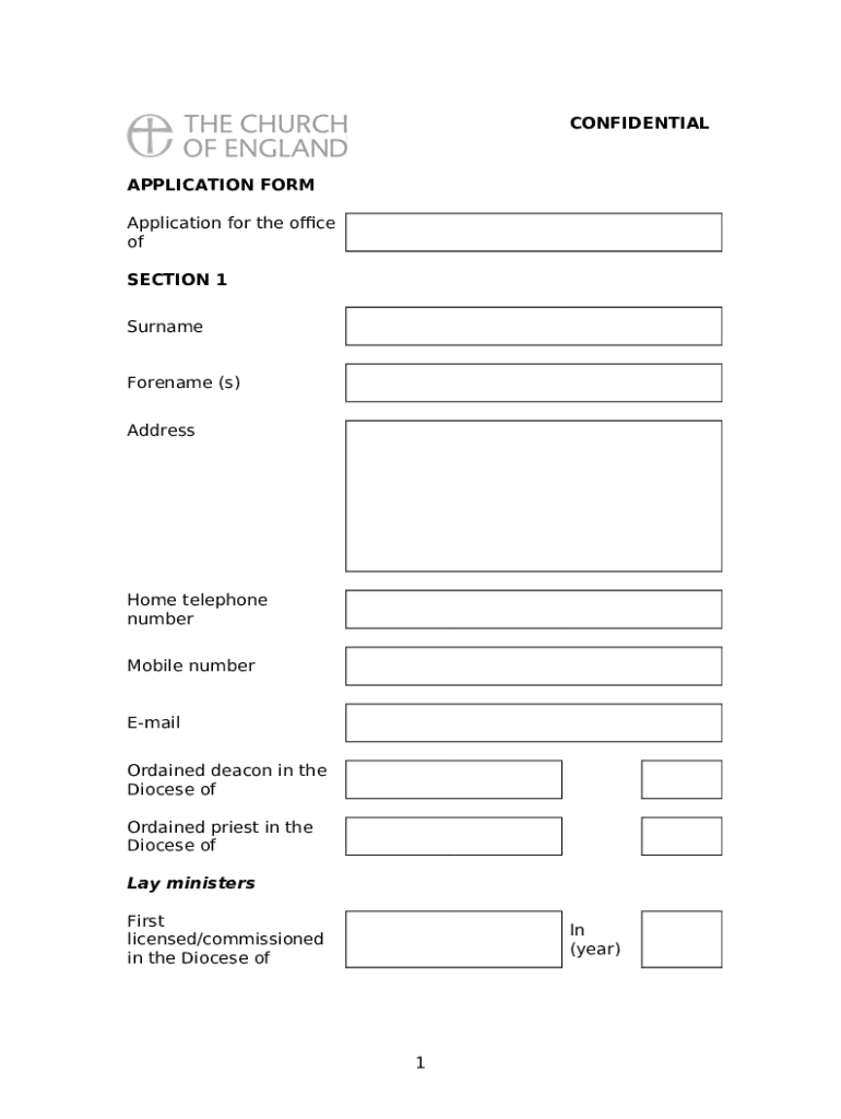 Ordained priest in the Diocese of Doc Template | pdfFiller