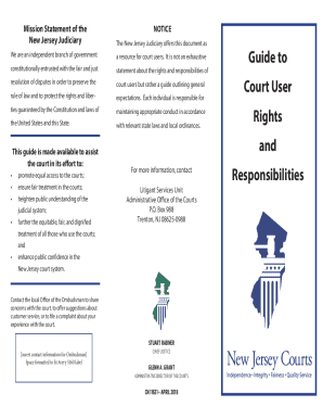 Fillable Online Legal Practice Forms - New Jersey Superior Court Fax ...