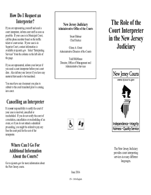 Fillable Online The Role of the Court Interpreter in the NJ Judiciary ...