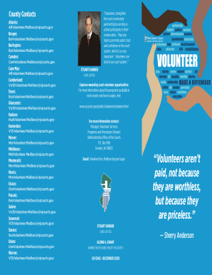 Fillable Online Volunteer Program Brochure. Volunteer Program Brochure ...