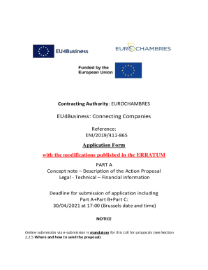 Fillable Online Reference: ENI/2019/411-865 Application Form Fax Email ...