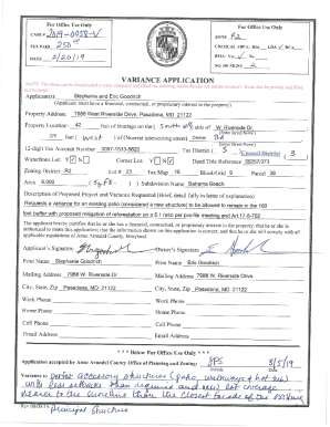 Fillable Online Office Use Only Fees and Charges Office Use Only Sample ...