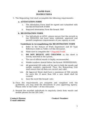 The Requesting Unit shall accomplish the following requirements: - dict ...