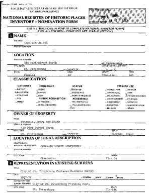 Fillable Online Fillable Online INVENTORY -- NOMINATION FORM Fax Email Print - pdfFiller Fax ...