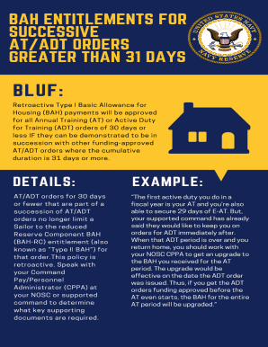 Fillable Online militarypay.defense.govPAYAllowancesTypes of BAH - U.S ...