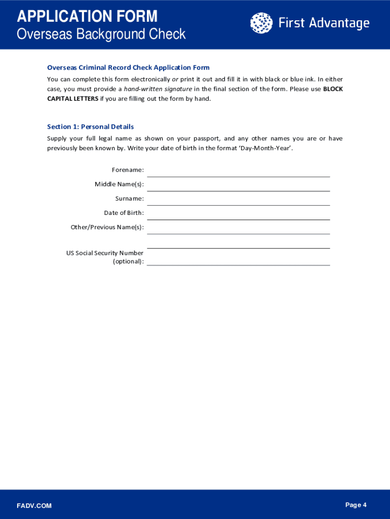 Fillable Online Free Background Check Authorization Form ...