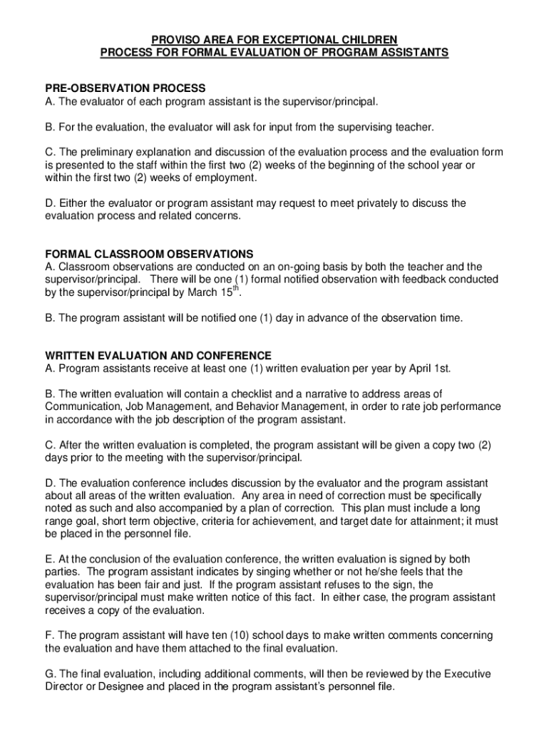 Fillable Online www.paec803.orgvimagessharedPROVISO AREA FOR ...