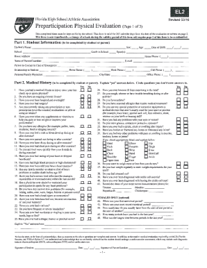 Fillable Online Horizon High School Athletic Physical Check Sheet 2021 ...