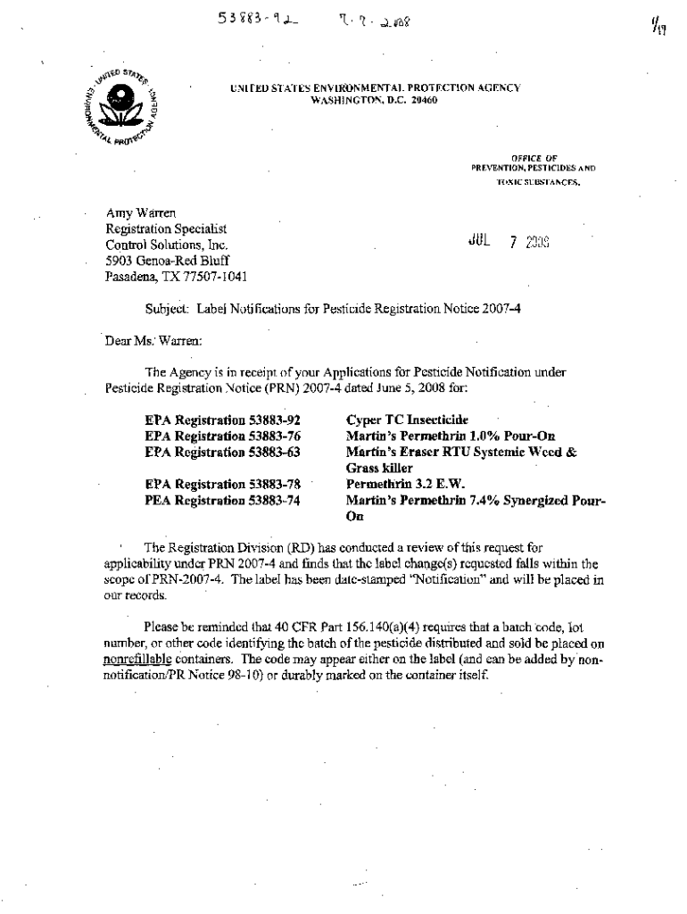 Fillable Online U.S. EPA, Pesticide Product Label, CYPER TC INSECTICIDE ...