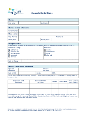 Fillable Online Change of Address Checklist: Who to Notify When You ...