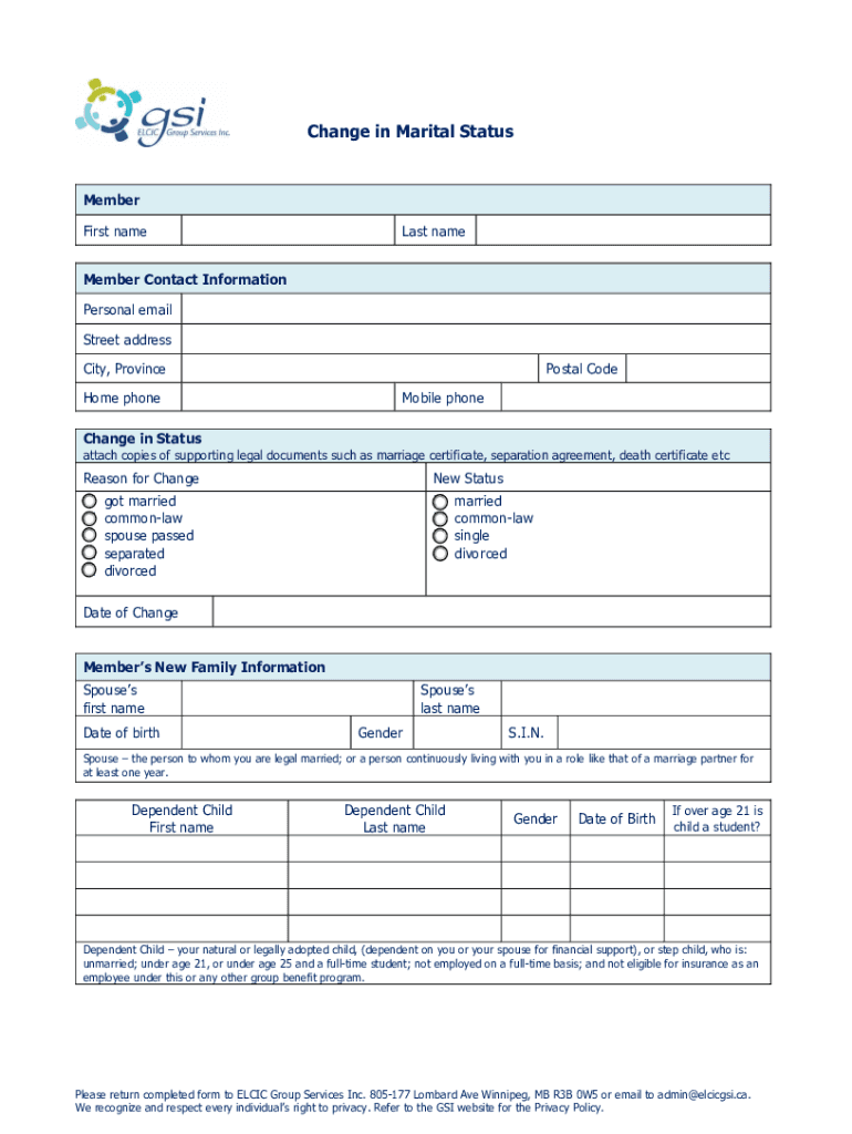 Fillable Online Change of Address Checklist: Who to Notify When You ...