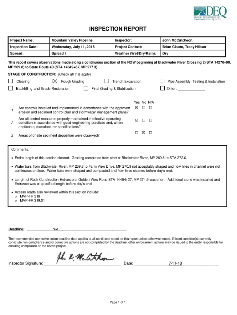 Fillable Online www.deq.virginia.govhomeshowpublisheddocumentVWP FIELD ...