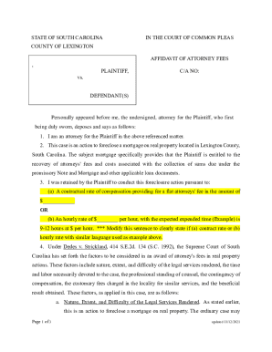 Fillable Online lex-co sc www.sccourts.orgformsCourt Forms - SC ...