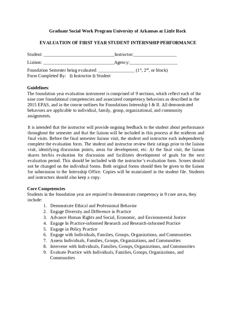 Master of Social Work - School of Social Work - UA Little Rock Doc ...