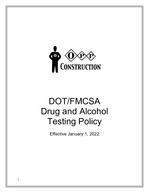 Fillable Online Overview of Drug and Alcohol RulesFMCSA - Federal Motor ...