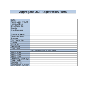 aggregate registration - Georgia Department of ... Doc Template | pdfFiller