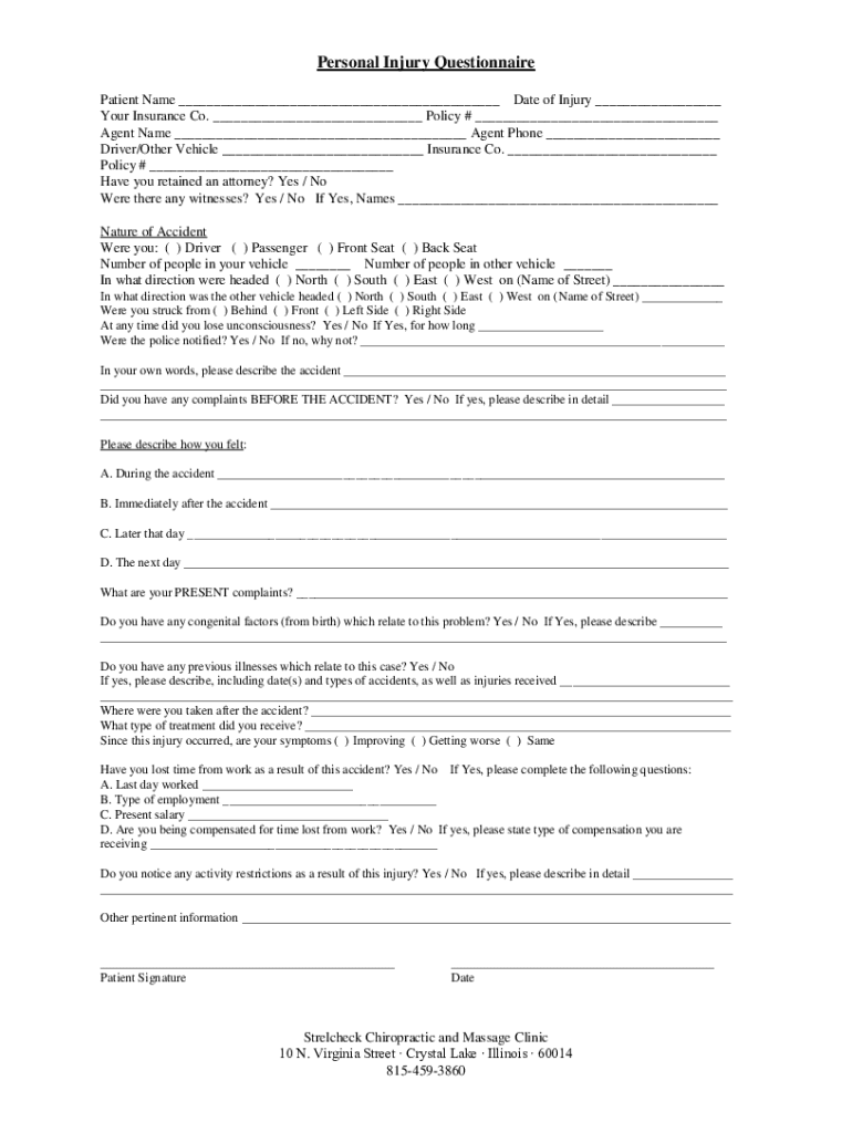 Fillable Online How to Write an Injury Claim Notification Letter to ...