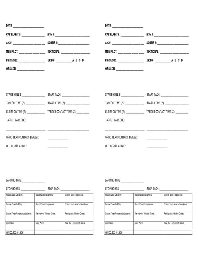 Fillable Online www.gocivilairpatrol.commediacmsObserver/Scanner Search ...