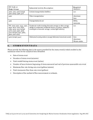 Fillable Online Instructions for Completing the Marine Seawater ...