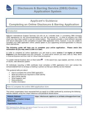 Fillable Online Disclosure and Barring Service (DBS) launches new ...