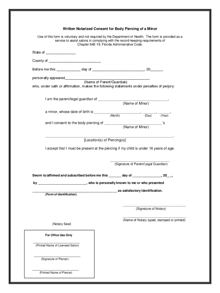 Fillable Online www.pdffiller.com100392995-consentpierceflpdfFlorida ...