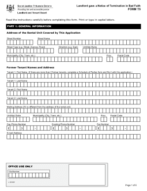 Fillable Online T5 Form Fax Email Print - pdfFiller