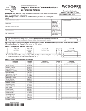 Fillable Online Form WCS-2-PRE Prepaid Wireless Communications ...
