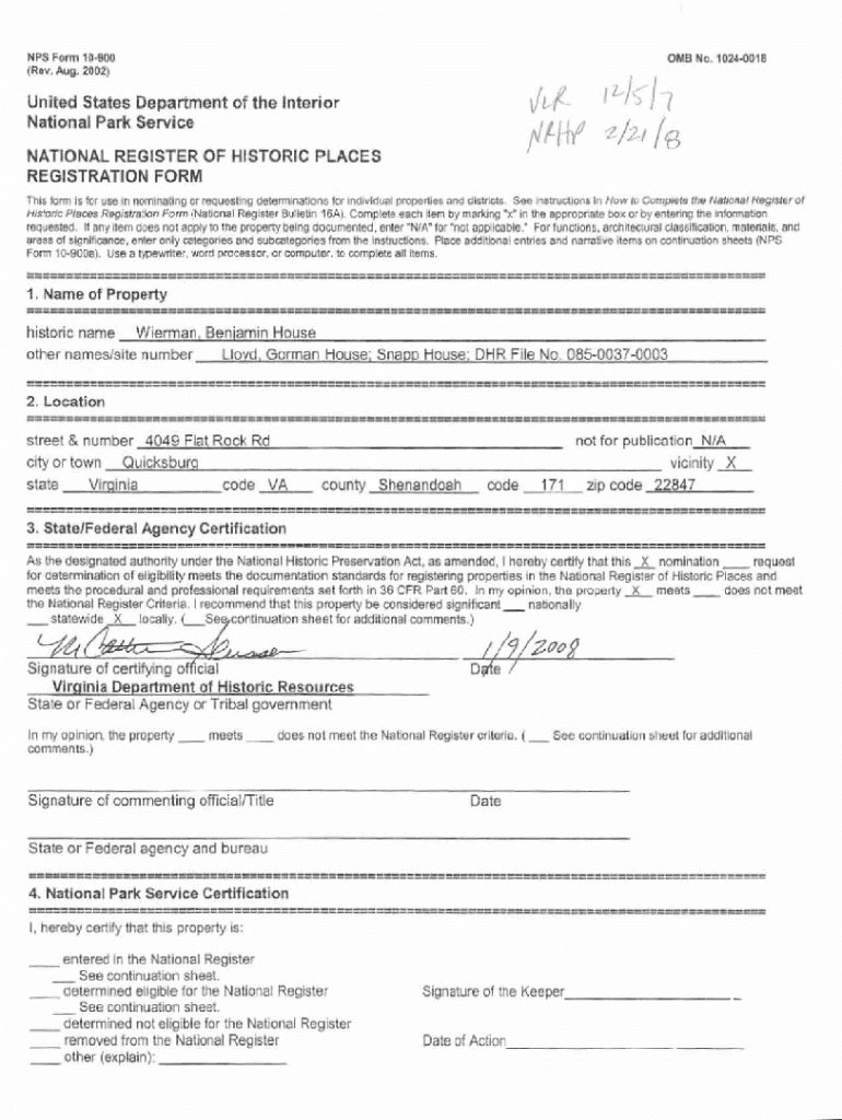 Fillable Online Lloyd, Gorman House;Snapp 'House; DHR File No,085-0037-0003 Fax Email Print ...