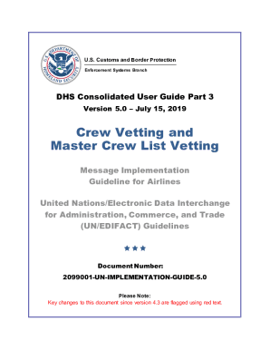 Fillable Online Crew Vetting and Master Crew List Vetting Fax Email ...