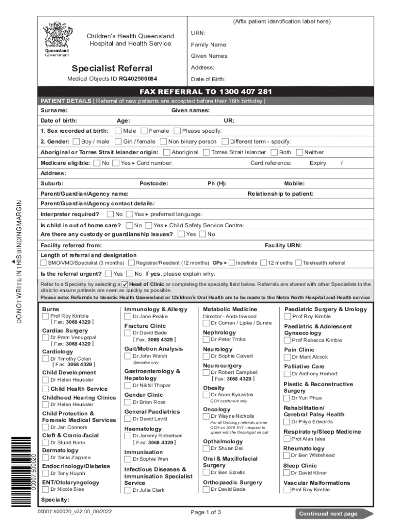 Pch health wa mediaAFFIX PATIENT IDENTIFICATION LABEL HERE AND OVERLEAF ...