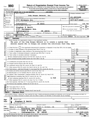Fillable Online 2018 Form 990-EZ - IRS tax formsReturn of Organization Exempt From Income Tax ...
