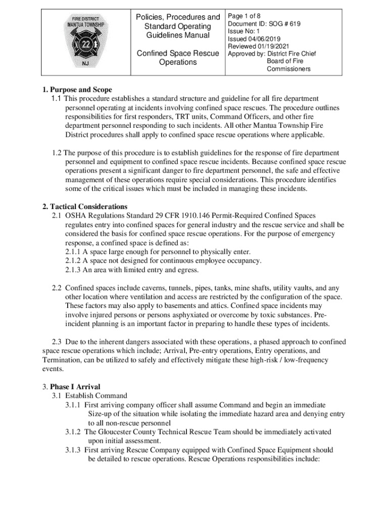 Fillable Online www.graftonfire.comOG-Confined-Space-RescueGrafton Fire ...