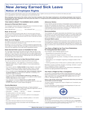 Fillable Online www.myleavebenefits.nj.govlaborwageandhourNew Jersey Department of Labor and ...
