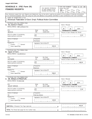 Fillable Online docquery.fec.govpdf522REPORT OF RECEIPTS FEC AND ...