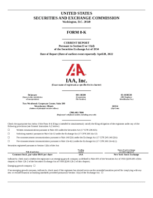 IAA, Inc Doc Template | pdfFiller
