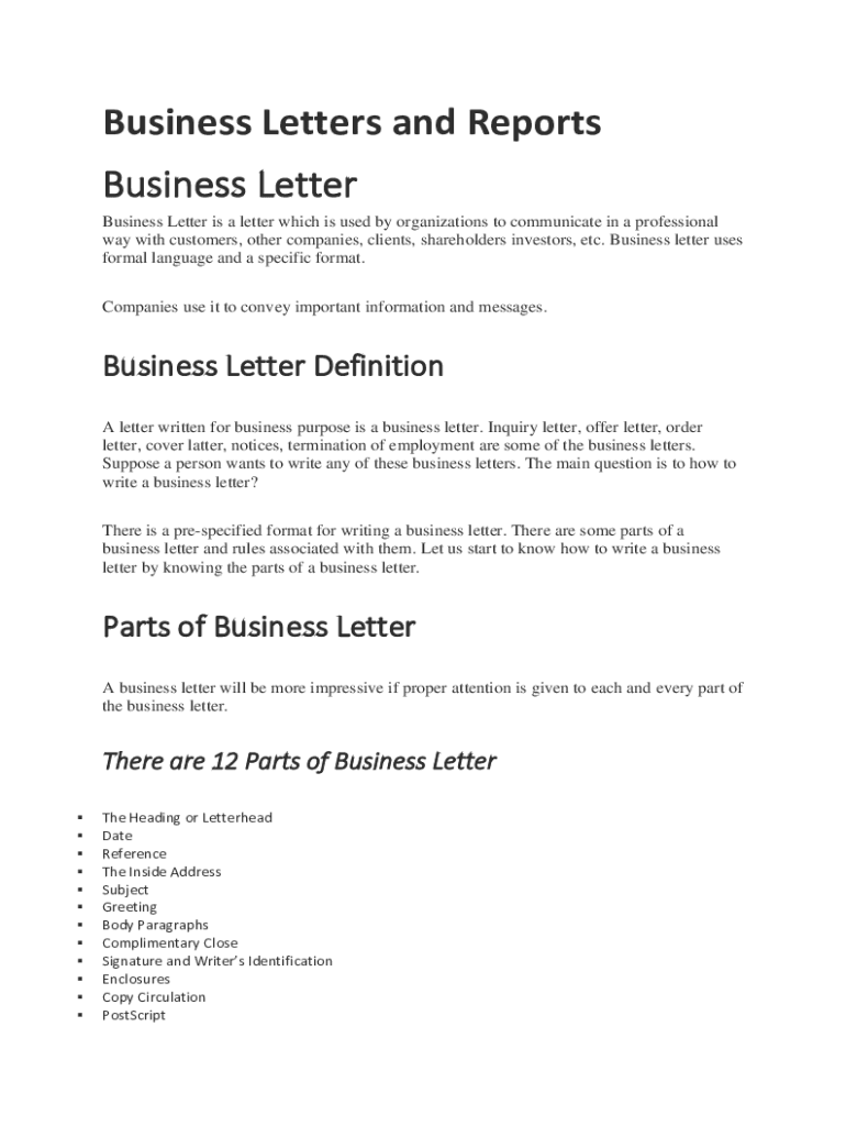 Fillable Online www.indeed.comtypes-of-business-letters15 Types of ...