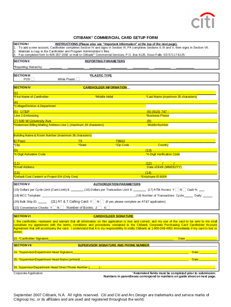 Citibank travel card application - Australian tutorials Step-by ... Doc ...