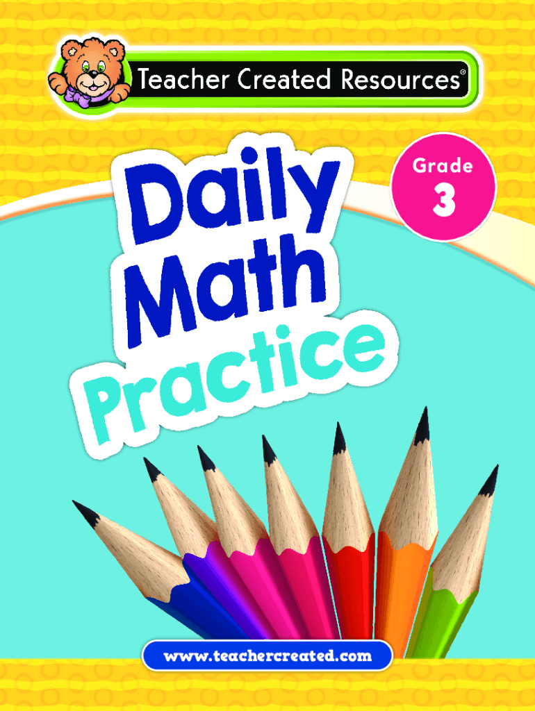 Fillable Online Grade 3 - Teacher Created Fax Email Print - pdfFiller