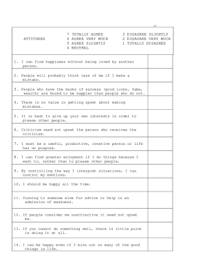 Fillable Online Sample Likert Scales - Marquette University Fax Email ...