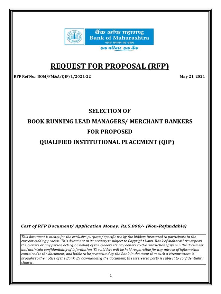 Fillable Online docslib.orgrequest-for-proposal-rfp-rfp-ref-noREQUEST for PROPOSAL (RFP) RFP Ref ...